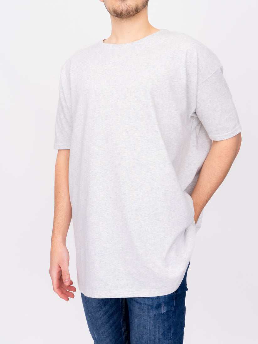 Oversize T-Shirt in Ash Grey - DEEP Clothing